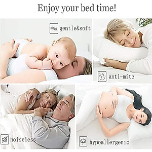 COHOME Twin XL 2100 Series Cooling Down Alternative Comforter - Quilted Duvet Insert with Corner Tabs All-Season - Soft Luxury Hotel Comforter - Reversible - Machine Washable - White