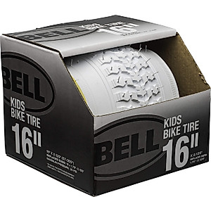 Bell 7091033 Kids Bike Tire, 16" x 1.75-2.125", White