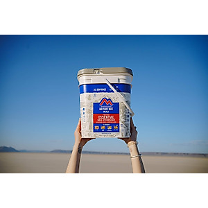 Mountain House Essential Bucket | Freeze Dried Backpacking & Camping Food | 22 Servings | Gluten-Free