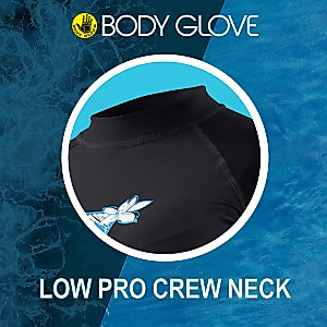 Body Glove Wetsuit Co Women's Basic Fitted Short Arm Rashguard, Black, X-Large