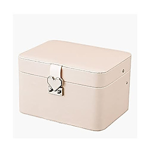 ZSEDP Women Jewelry Gift Case for Necklace Ring Earring Bracelet Leather Jewellery Storage Packaging Organizer ( Color : black-JoJo's Bizarre Adventure1 , Size : As the picture shows )