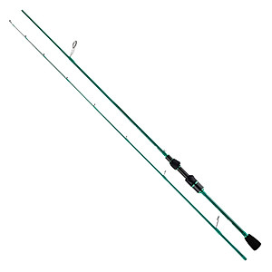 BERRYPRO Ultralight Spinning Fishing Rod, Travel Spinning Rod with Solid Carbon Tip Fast Action(6', 6'6'',7',7'6'') (7'-Ultra Light-2pc)