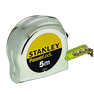 STANLEY 0-33-552 Powerlock Tape, 5m Metric Only