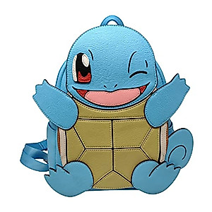 Loungefly Pokemon Squirtle Updated Cosplay Womens Double Strap Shoulder Bag Purse