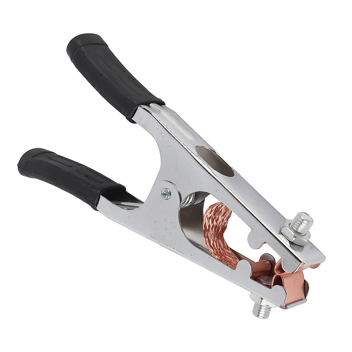 Welding Ground Clamp, 500A Copper Welding Earth Clip Electroplated Ground Clamp Copper Welding Earth Clip for Manual Welder(US Type)