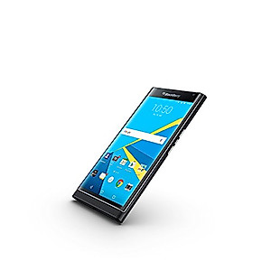Blackberry PRIV Factory Unlocked GSM Android OS Security Phone with Slide-out Physical Keyboard and 18MP Camera - International Version (Black)