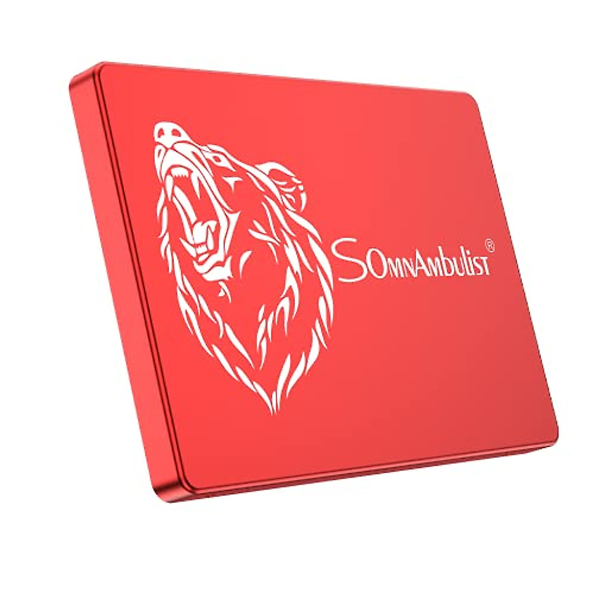 Somnambulist 2.5 Inch SATA 3 120GB 240GB 60GB SATA3 SSD Internal Hard Drive for Laptop (Red Bear-60GB)
