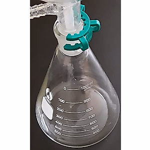 Glass Vacuum Suction Filter Filtration Kit 1000mL Conical Flask 250ml Buchner Funnel (250/1000ml)