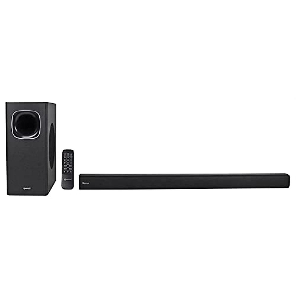 Rockville ROCKBAR 40" 400W Soundbar W/Wireless Subwoofer/Bluetooth/HDMI/Optical, Black