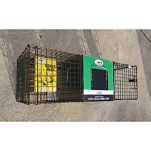 Rugged Ranch CatchMor Live Animal Multi Catch 2 Pack Trap, 1 Large & 1 Small Metal Catch & Release Cage for Raccoons, Opossums, Bunnies, & Squirrels