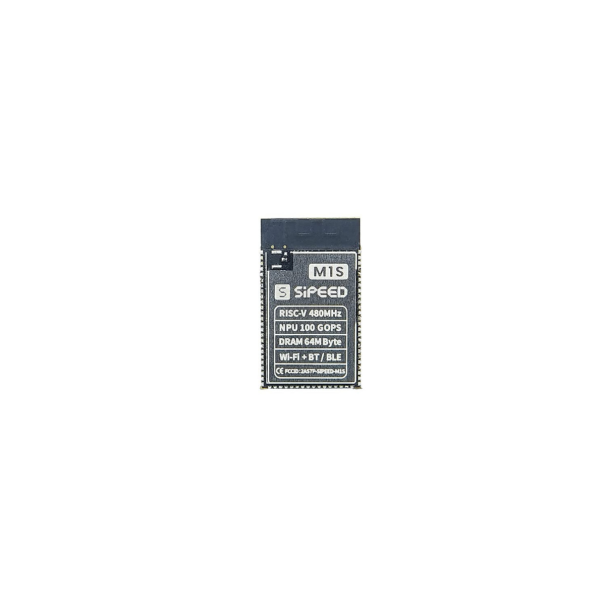 Sipeed Maix M1s Dock tinyML RISC-V Linux AI Development Board with RISC-V CPU BLAI 100GOPS NPU Built-in 768KB SRAM 64MB UHS PSRAM 16MB eMMC for IoT Edge Computing Support FreeRTOS Linux OS
