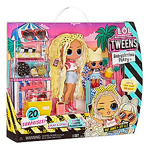L.O.L. Surprise! Tweens Babysitting Beach Party with 20 Surprises Including Color Change Features and 2 Dolls – Great Gift for Kids Ages 4+, Multicolor