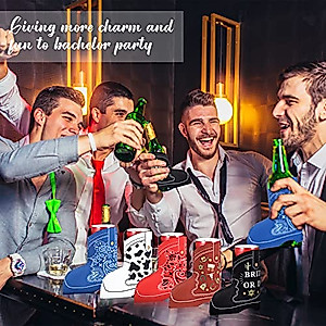 20 Pcs Cowboy Boot Skinny Can Sleeves Bachelorette Party Decorations Cowboy Slim Beverage Sleeves Party Shower Drink Holder Insulated Can Cover Neoprene Beer Bottle Sleeve for Cowboy Party Favors