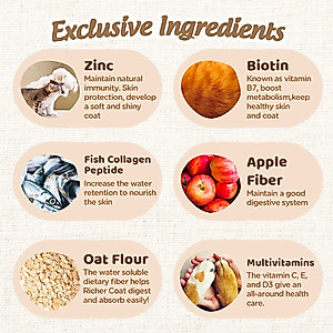 Blue Bay Richer Coat - Skin & Coat Supplement Powder | Supports Healthy Skin & Glossy Coat, Promotes Hair Growth, Cat & Dog Food Topper (7-Day Trial)