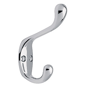Liberty B42302Q-CHR-C5 3-Inch Heavy Duty Coat and Hat Hook, Polished Chrome