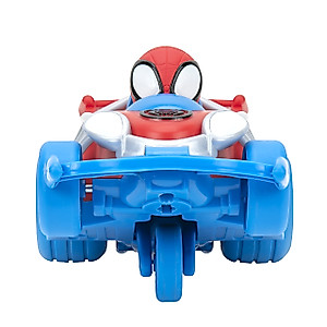 Marvel Spidey and His Amazing Friends Webbed Wheelie Vehicle - Features Built-in Spidey Super Hero