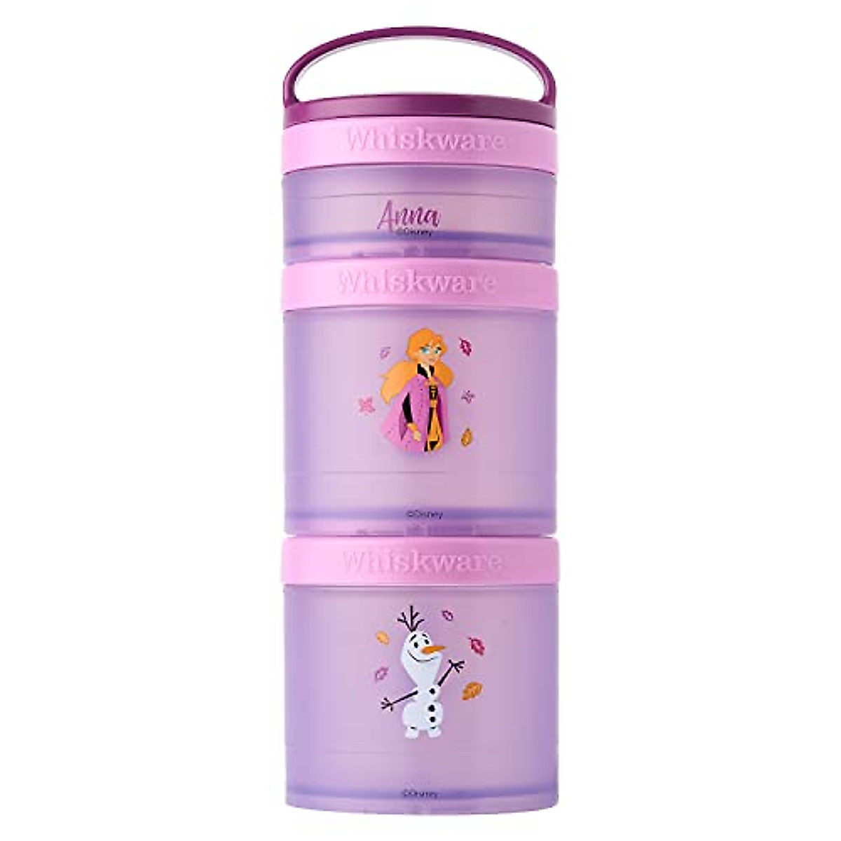 Whiskware Container Stackable Snack, 2 1/3 Cup, Anna and Olaf