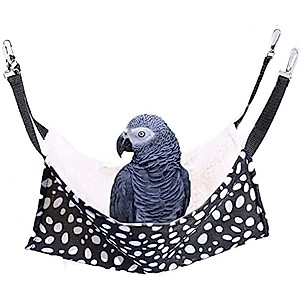 Litewoo Pet Cotton Hammock, Hanging Bed Warm Hammock Swing for Bird Parrot Rat Sugar Glider Chinchilla Squirrel Guinea Pig