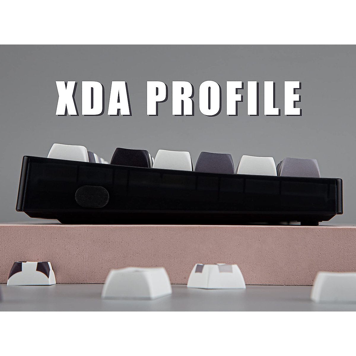 Custom Keycaps 130 Keys Set - XDA Profile Keycaps - PBT Keycaps & Dye Sublimation Key Cap - Compatible with 60%, 75%, 80%, 85%,100% ANSI Layout Gaming Mechanical Keyboard (Checkerboard)