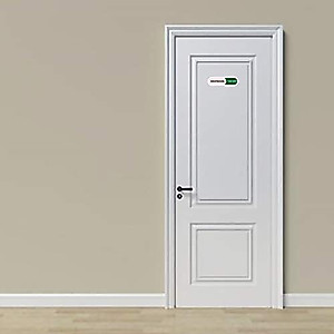 Vacant Occupied Sign for Home Office Hotles Hospital Restroom,Slider Door sign (Tells Whether Room Vacant or Occupied), 6.69'' x 1.96''