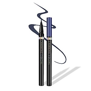 Music Flower Eyeliner Pen,Colored Matte Liquid Eyeliner Waterproof Smudge Resistant with Precise Tip (Green)