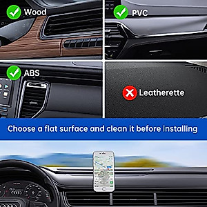 Syncwire Magnetic Car Phone Holder for Dashboard, Cell Phone Car Kits, 360° Adjustable Magnet Cell Phone Mount Compatible with iPhone, Samsung, LG, GPS, Mini Tablet and More