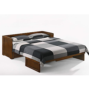 Night & Day Murphy Cube Cabinet Bed PRE-Assembled by SDS Cabinet Beds with 6" Memory Foam Mattress