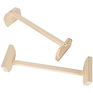 Velaurs 15.7 x 4.7 x 3.1in Square Pole Safe Wooden Hens Roosting Stand, Large Bird Stand, for Pet Chicken Large Bird