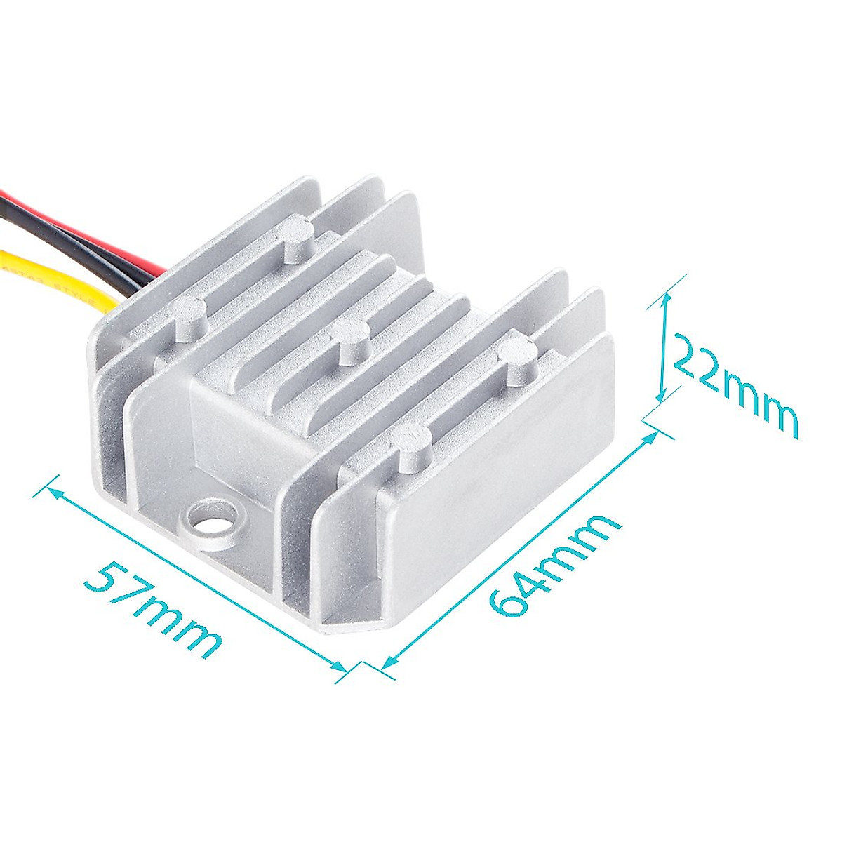 uxcell Voltage Converter Regulator DC/DC DC 12V Step-Up to DC 48V 1A 48W Power Boost Transformer Waterproof