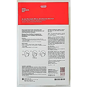 DR.JART+ Clearing Solution Sheet Facial Mask 5 Pc, 5count
