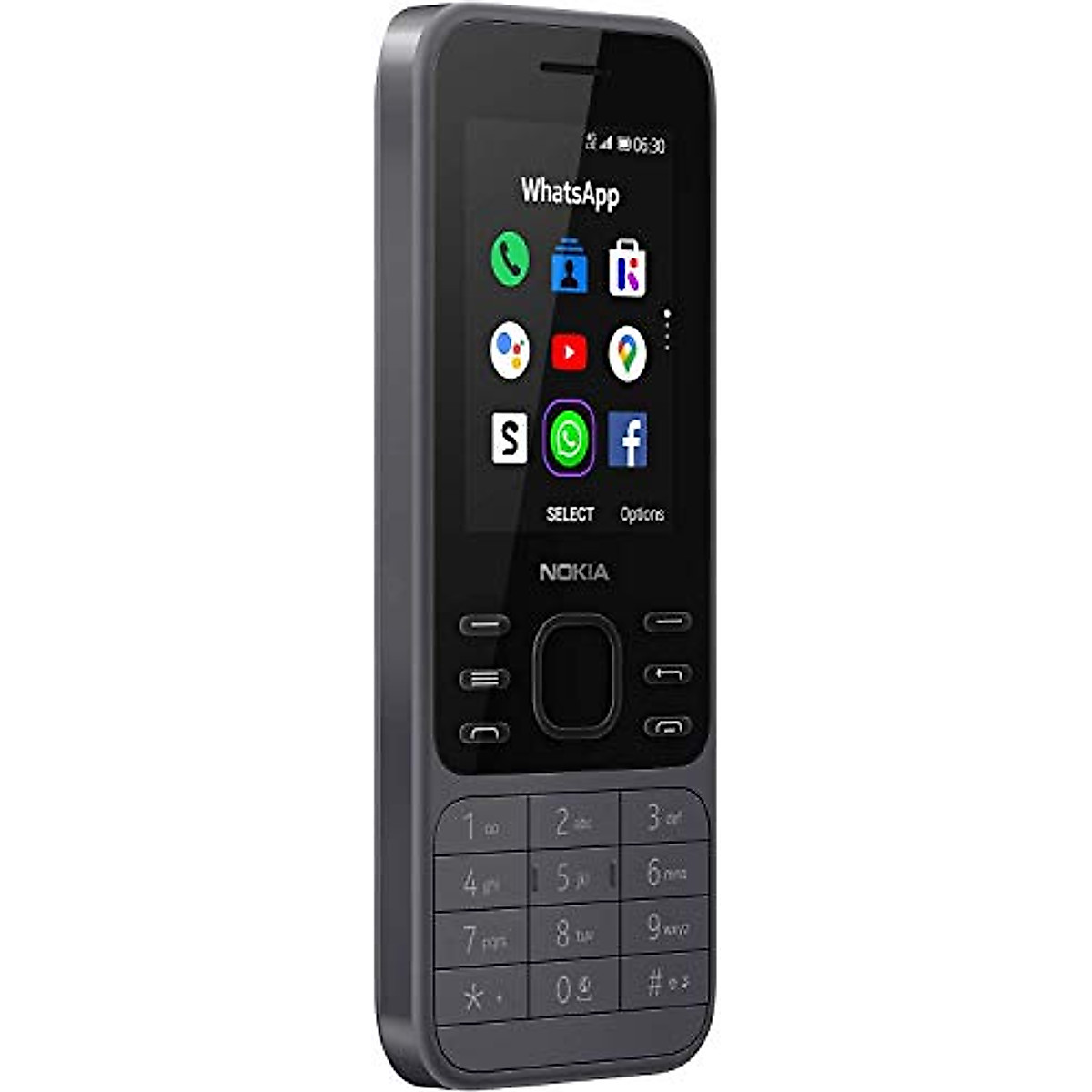 Nokia 6300 4G TA-1324 4GB GSM Unlocked Dual Sim Phone - Light Charcoal