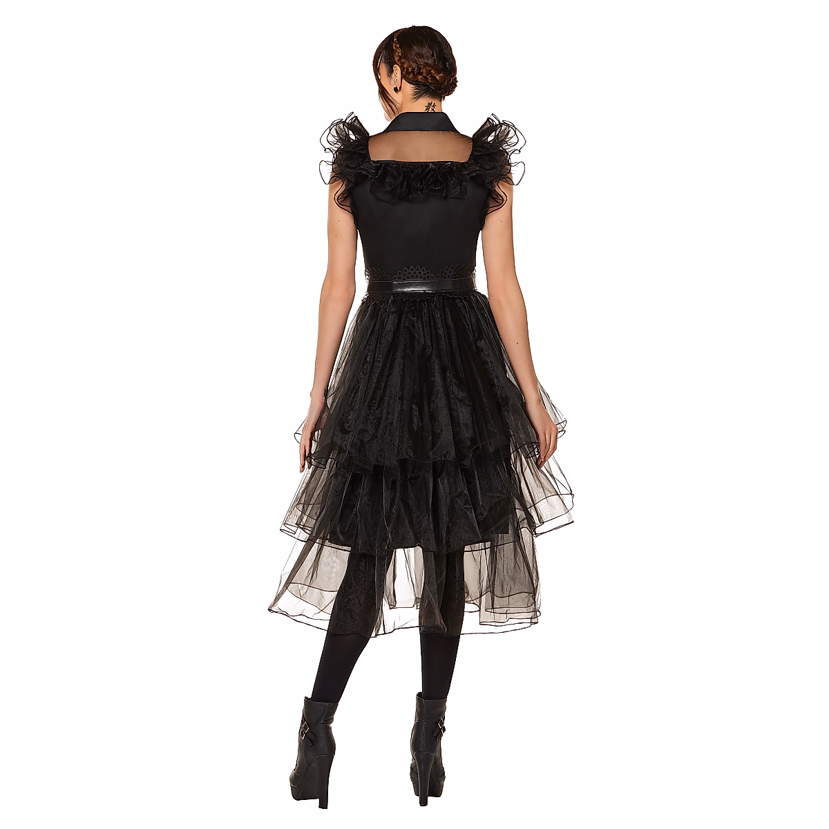 Spirit Halloween Adult Rave 'N Dance Wednesday Addams Dress - XL | Officially Licensed | The Addams Family