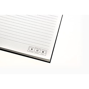 Livescribe A5 Spiral Smart Ruled Notebook Compatible Smartpens (4-Pack), Black (ANX-00003), 6.3x8.3