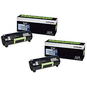 Lexmark 501H (50F1H00) High Yield Toner Cartridge 2-Pack