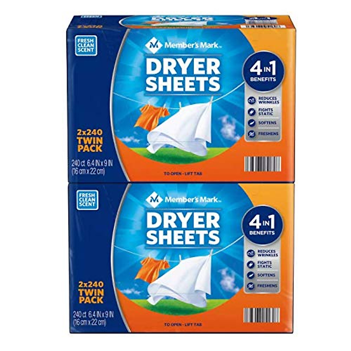 Member's Mark Fabric Softener Sheets