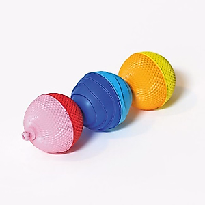 Lalaboom 24 Piece Baby Toddler Beads – Montessori Educational Shape and Color STEM Construction Toy 10 Months to 3 Years - BL200