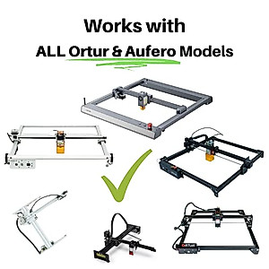 King Gubby Z Axis Adjuster for Ortur Laser Master 3, Laser Master 2 Pro, and Aufero Laser 1 & 2, Black (KG0001)