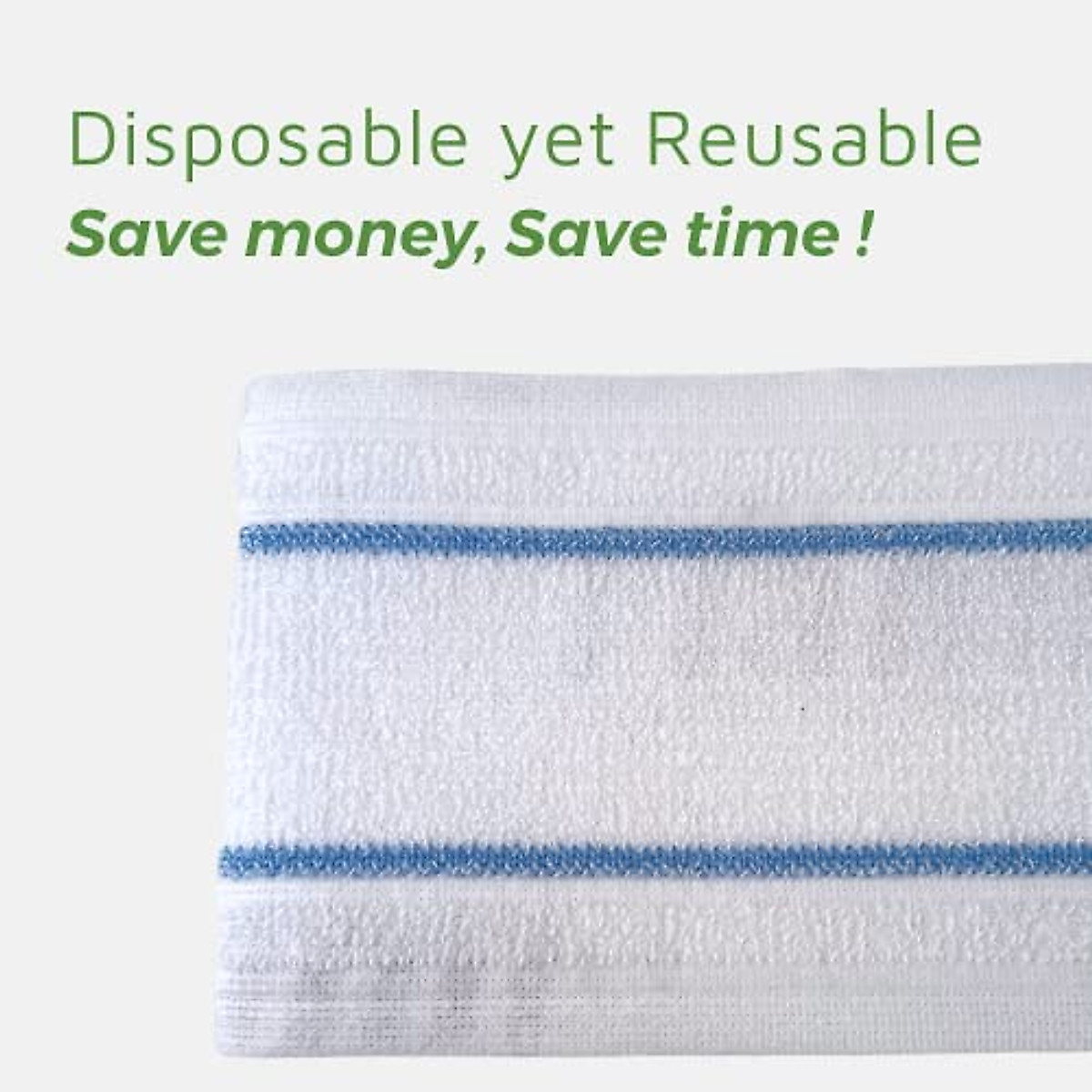 Flammi Semi-Disposable Microfiber Mop Pads Compatible with Shark S3101 S3250 S3251 SK410 SK435CO SK460 SK140 SK141 S1000 S1000A, 12 Pack