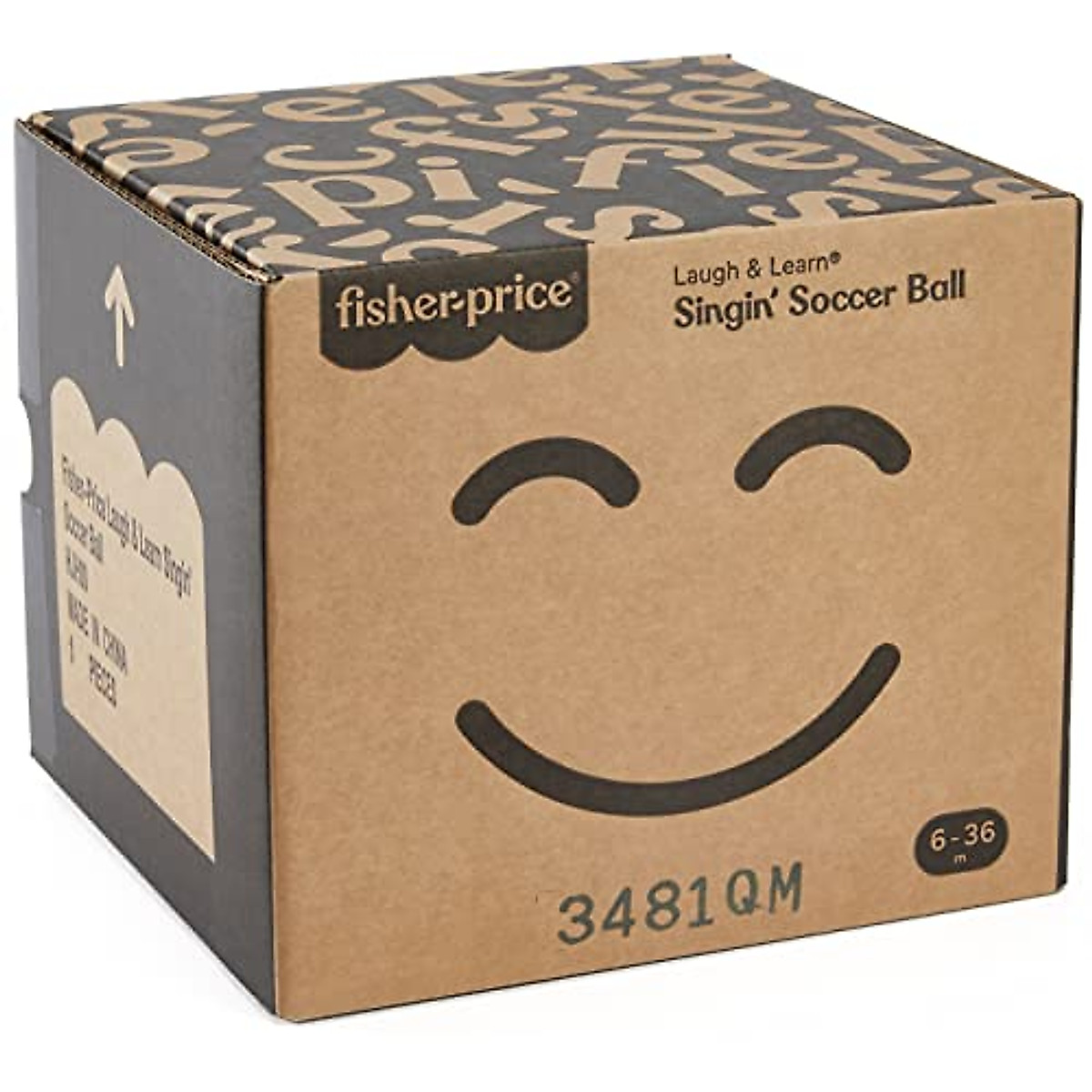 Fisher-Price Laugh & Learn Baby To Toddler Toy Singin’ Soccer Ball Plush With Music & Educational Phrases For Ages 6+ Months