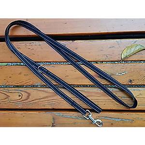 SUNNQ Reflective Dog Leash for Small Dogs, 6 FT (5/8 inch X 6FT, Black)