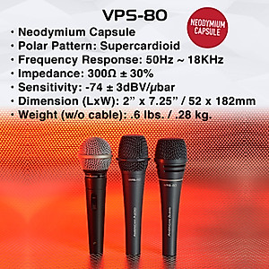 ADJ Products VPS-80 Dynamic Microphone