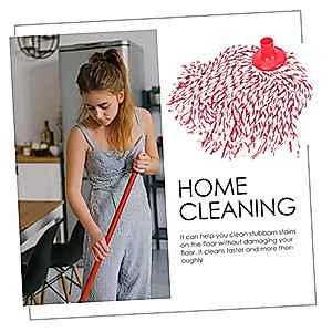 LALAFINA Cleaning Mop Floor Mop Commercial Mop Head Rope Mop Head Clean Mop Head Commercial String Mop Head Mopping String Head Practical Mop Head Washable Mop String Head Replacement Head