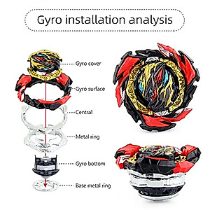 Battling Toys - Burst SuperKing Booster B-191 01 Dangerous Belial Starter Spinning Top Toy (B-191 01)