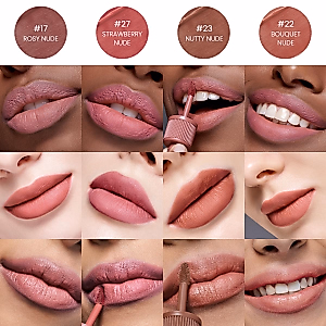 Peripera Ink the Velvet Lip Tint - High Pigment Color, Longwear, Weightless, Not Animal Tested, Gluten-Free, Paraben-Free (024 MILKY NUDE)