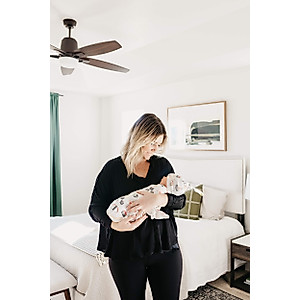 Large Premium Knit Baby Swaddle Receiving Blanket "Baja" by Copper Pearl