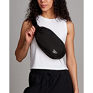 Reebok Women's Fanny Pack - Lightweight Waist Belt Bag - Crossbody Bag for Running, Hiking, Travel, Workouts, Black