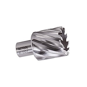 ACTOOL 1-7/16" Diameter × 1" Depth of Cut HSS ANNULAR Cutter with 3/4'' Weldon Shank