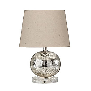 Adesso Simplee Globe Table Lamp Brushed Steel