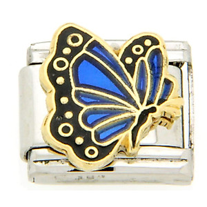 Clearly Charming September Butterfly Birth Month Italian Charm