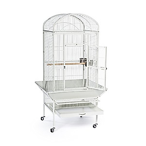 Prevue Pet Products 34522 Dometop Bird Cage, Large, Chalk White